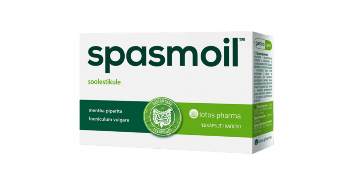 SPASMOIL SPASMOIL KAPSLID N15 | Hinnavaatlus - hinnavõrdlus- ja IT ...