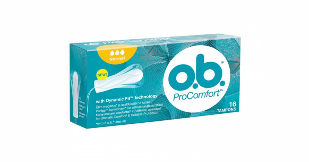 OB Tampoonid O.B. PRO NORMAL, 16 tk | Hinnavaatlus - hinnavõrdlus- ja ...