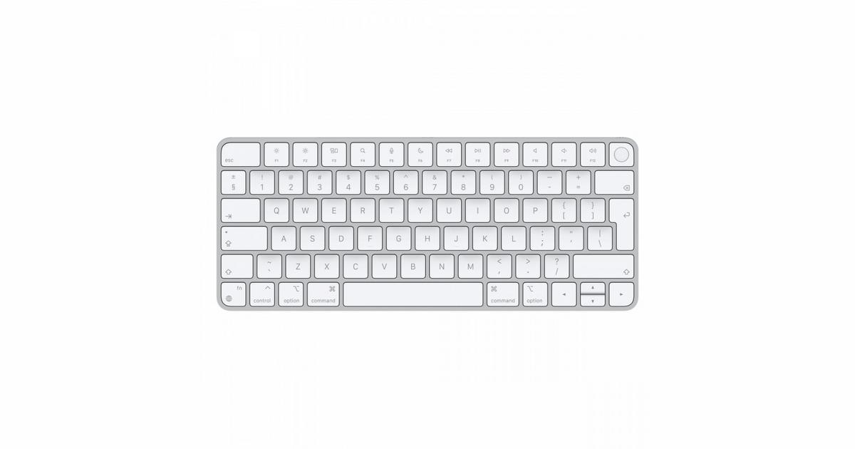Apple Magic koos Touch ID Mac models koos layout - English ...