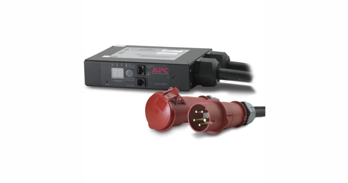APC In-Line Current Meter, 32A, 230V, IEC309-32A 3-PH, 3P+N+G ...