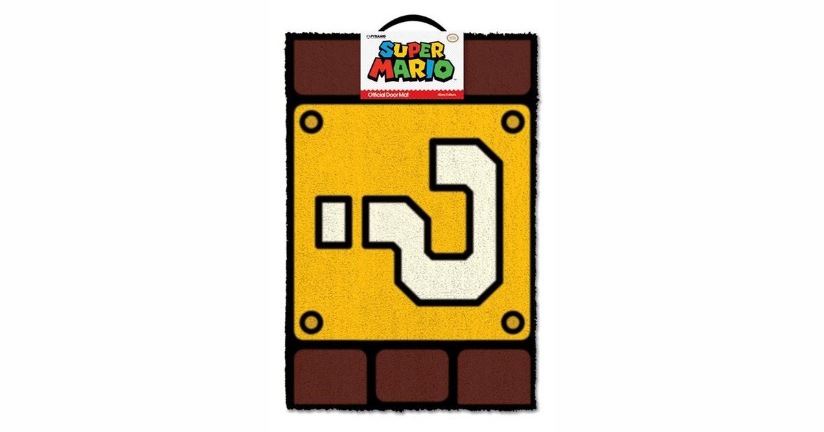 Pyramid International Super Mario (Question Mark Block) Entrance Mat ...
