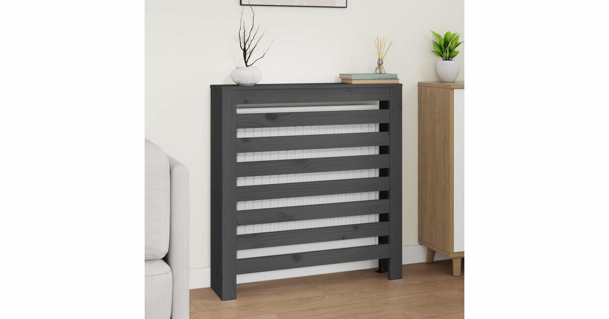 vidaXL radiaatori kate, hall, 79,5x19x84 cm, männipuit 822593 ...