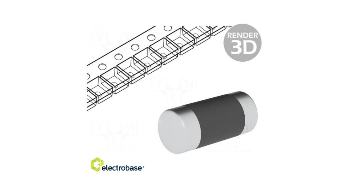 Electro Base Takisti: õhuke kile | SMD | 0204 minimelf | 1,5 miljonit ...